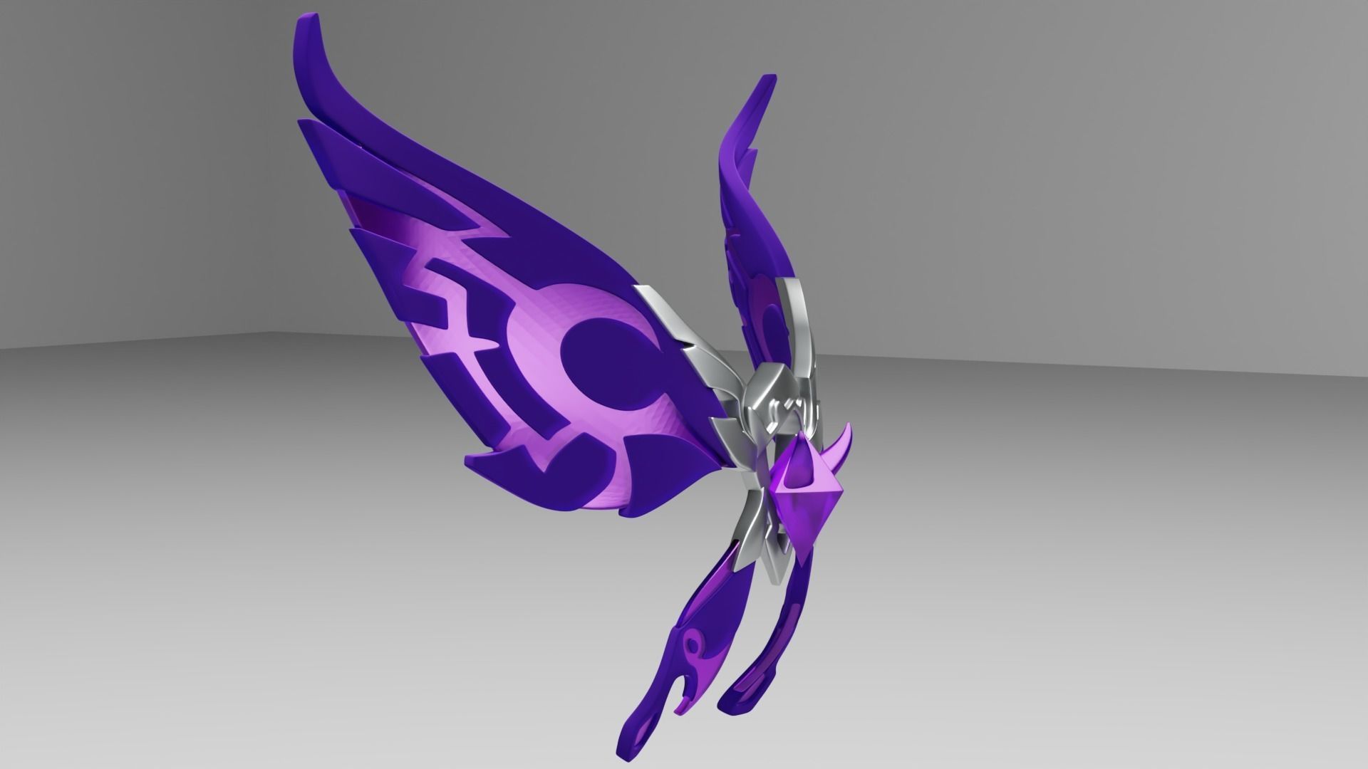 Electro Crystalfly - Genshin Impact Decoration - 3D Print Ready 3D ...