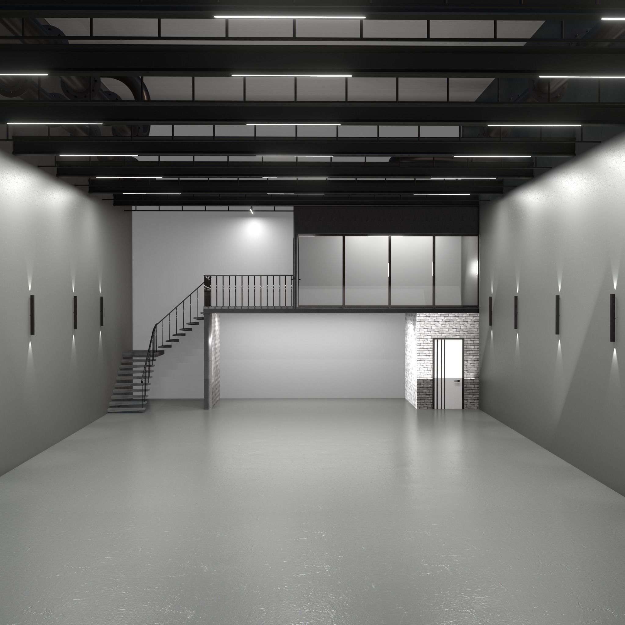 3D Warehouse car studio interior 3D model | CGTrader