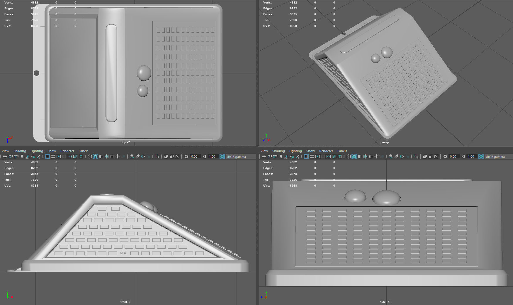 3D model Solar sensor wall light VR / AR / low-poly | CGTrader