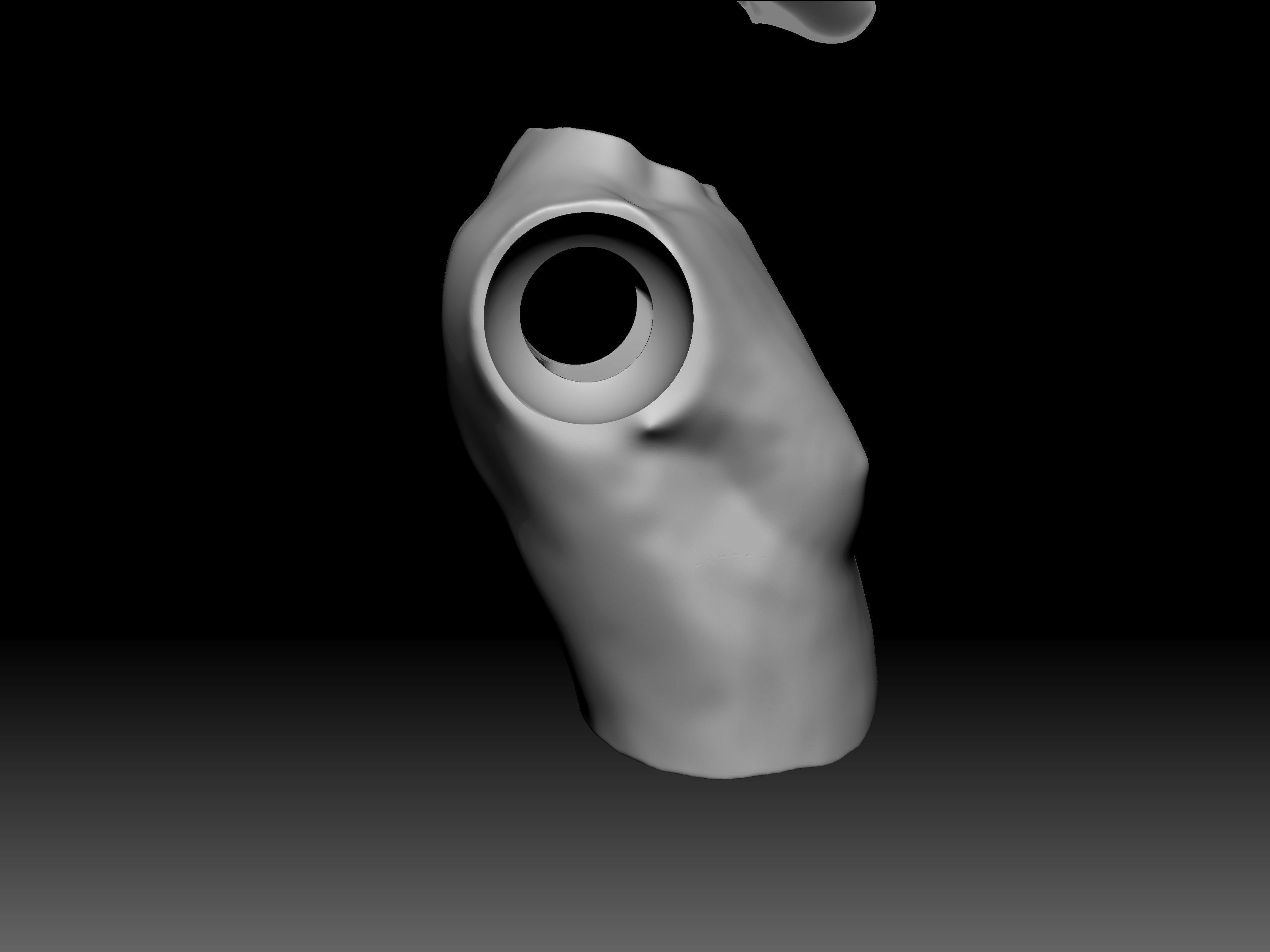 BJD female chest torso part 3D model 3D printable | CGTrader