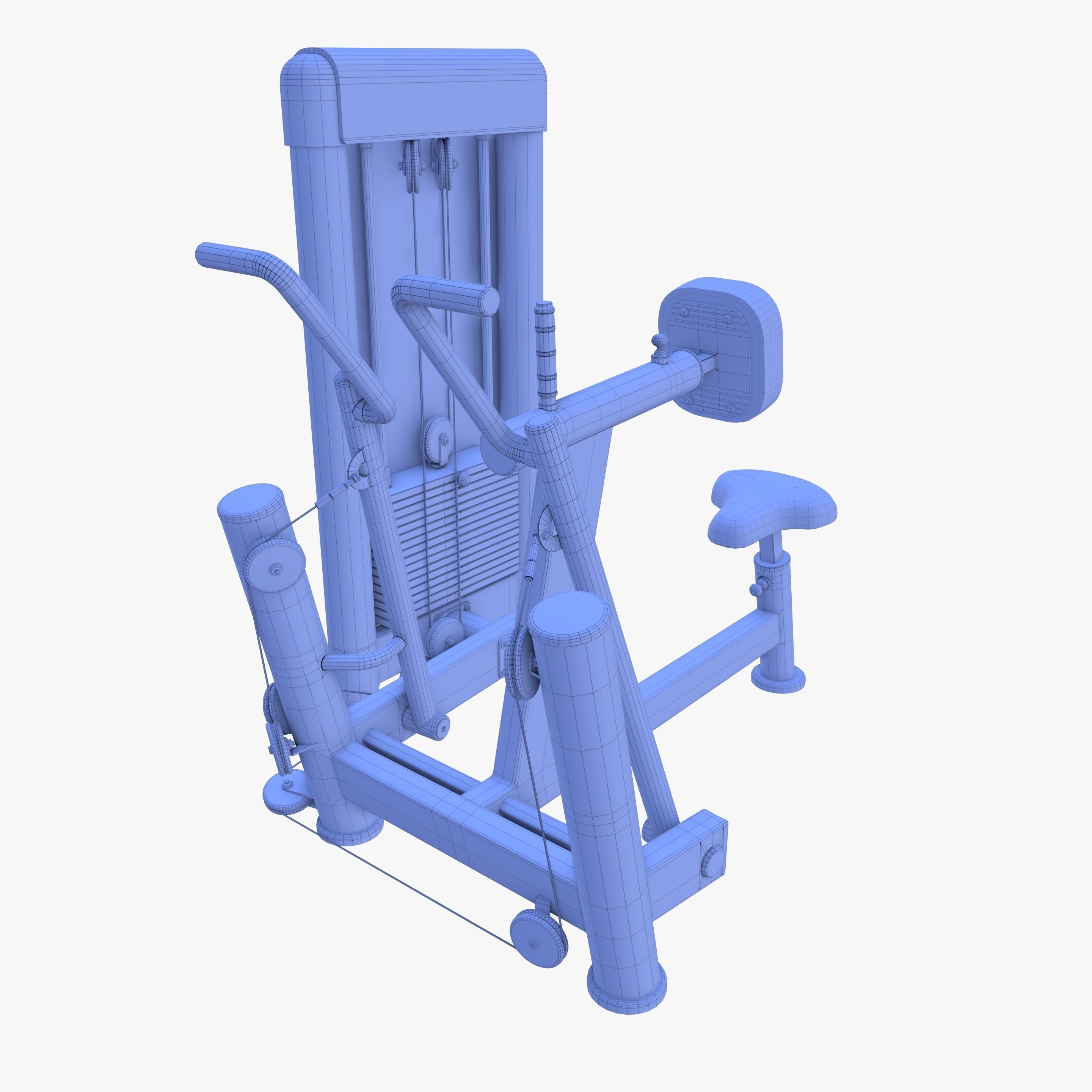 Rowing machine 3D model | CGTrader