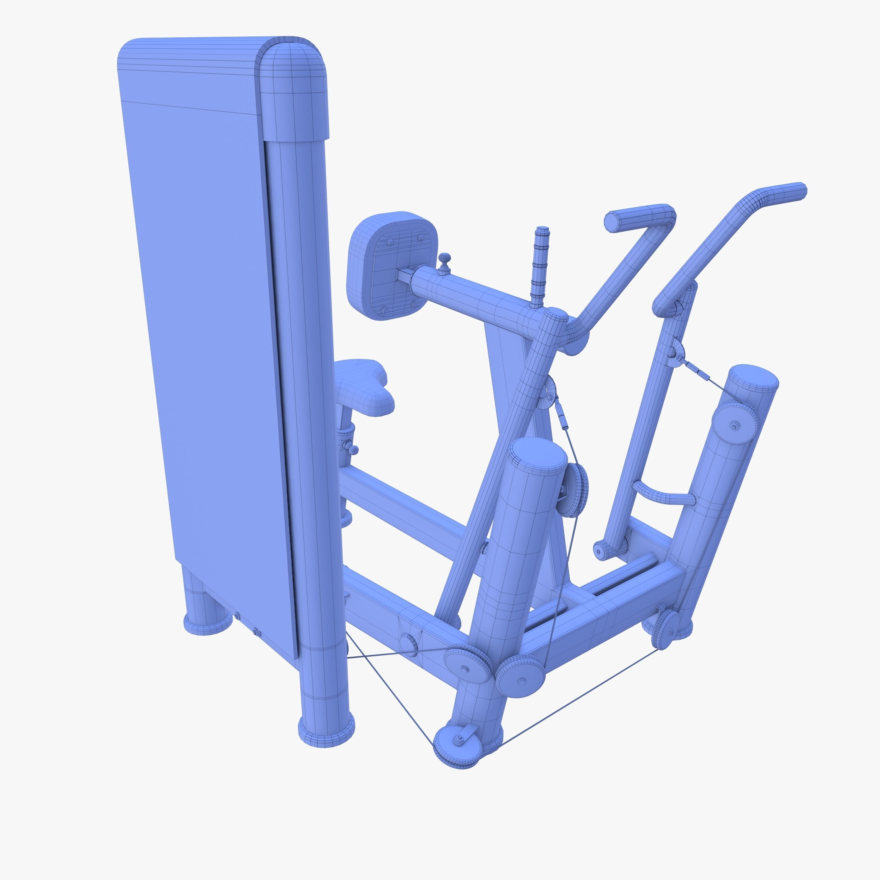 Rowing machine 3D model | CGTrader
