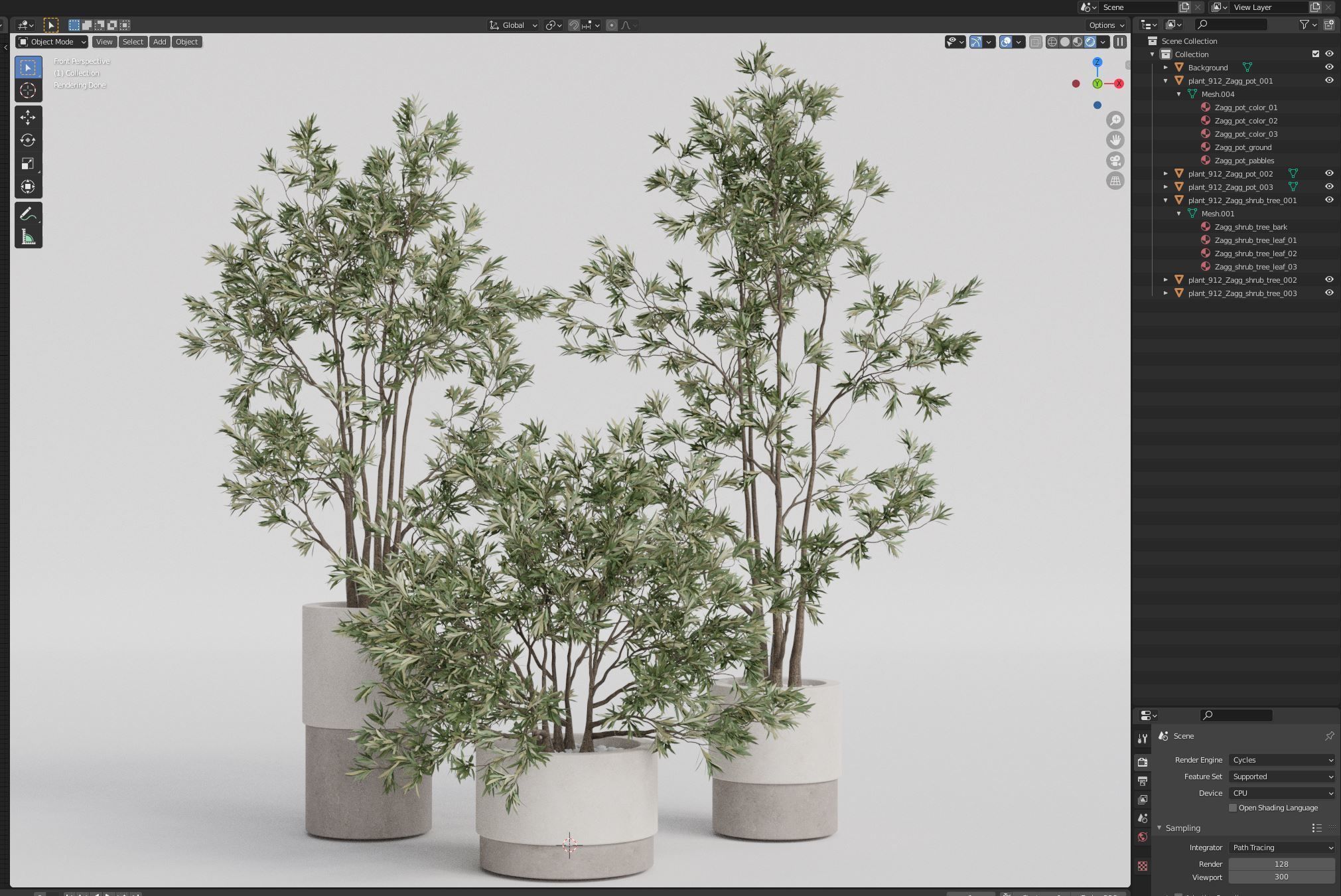 Plants collection 912 3D model | CGTrader