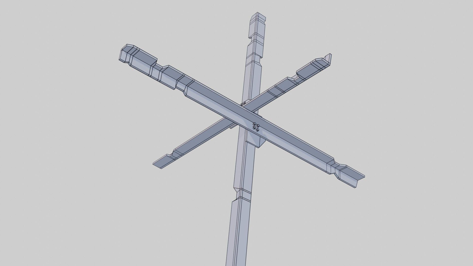 3D model Tank trap VR / AR / low-poly | CGTrader