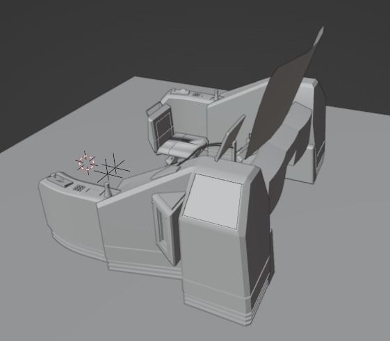 3D model SciFI SuperComputer VR / AR / low-poly | CGTrader