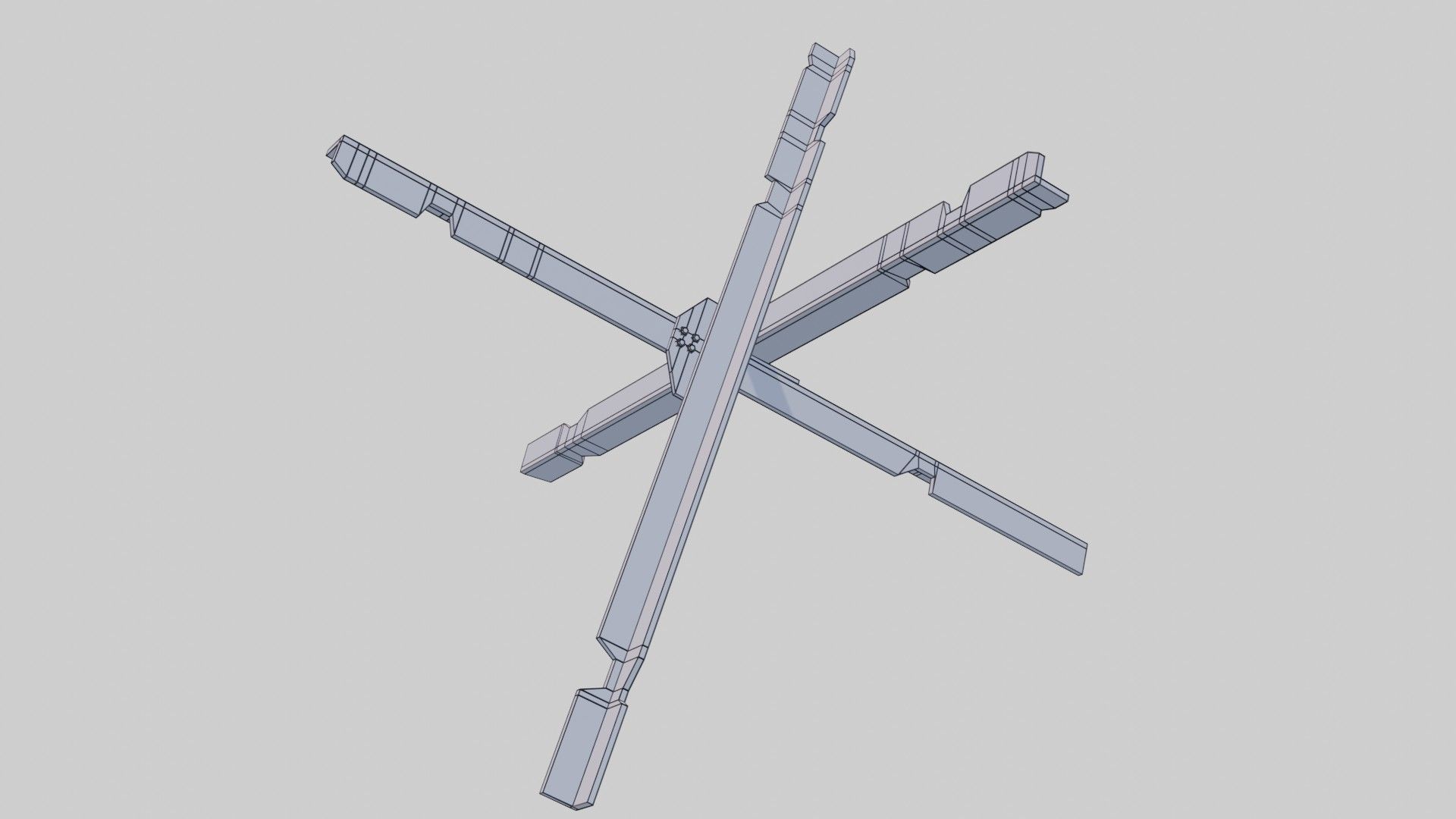 3D model Tank trap VR / AR / low-poly | CGTrader