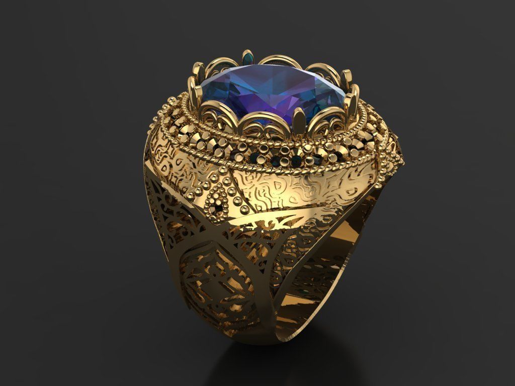 zbrush Ring collection 3D model 3D printable | CGTrader