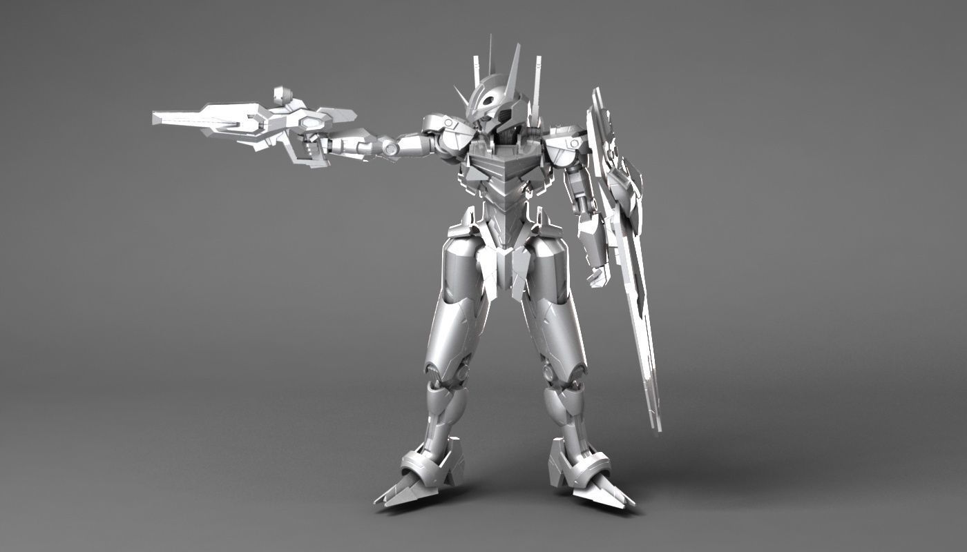 Gundam Aerial 3D model 3D printable | CGTrader