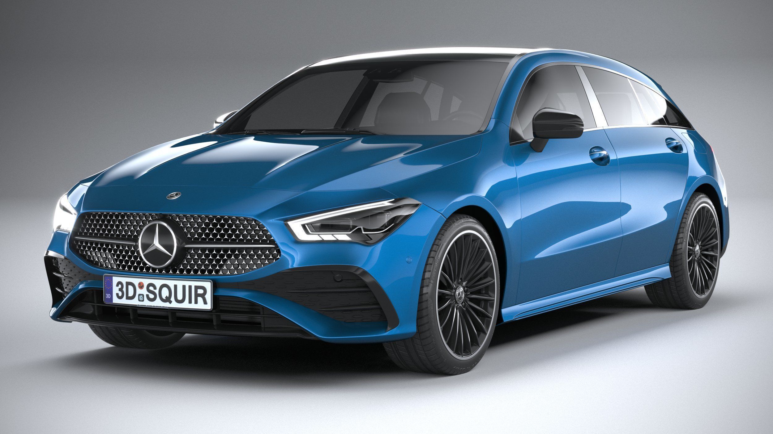 Mercedes-Benz CLA Shooting Brake 2024 3D model | CGTrader