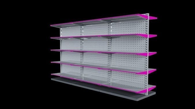 Metal Racks 3D model | CGTrader