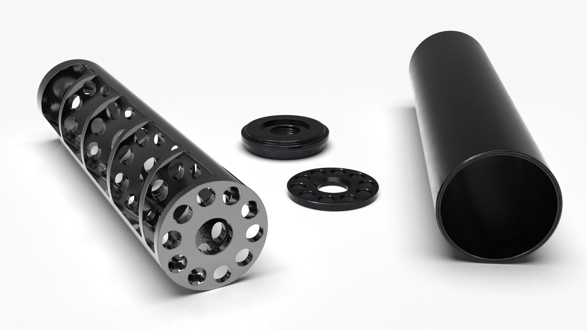 KRISS 4GSK Suppressor 3D model | CGTrader