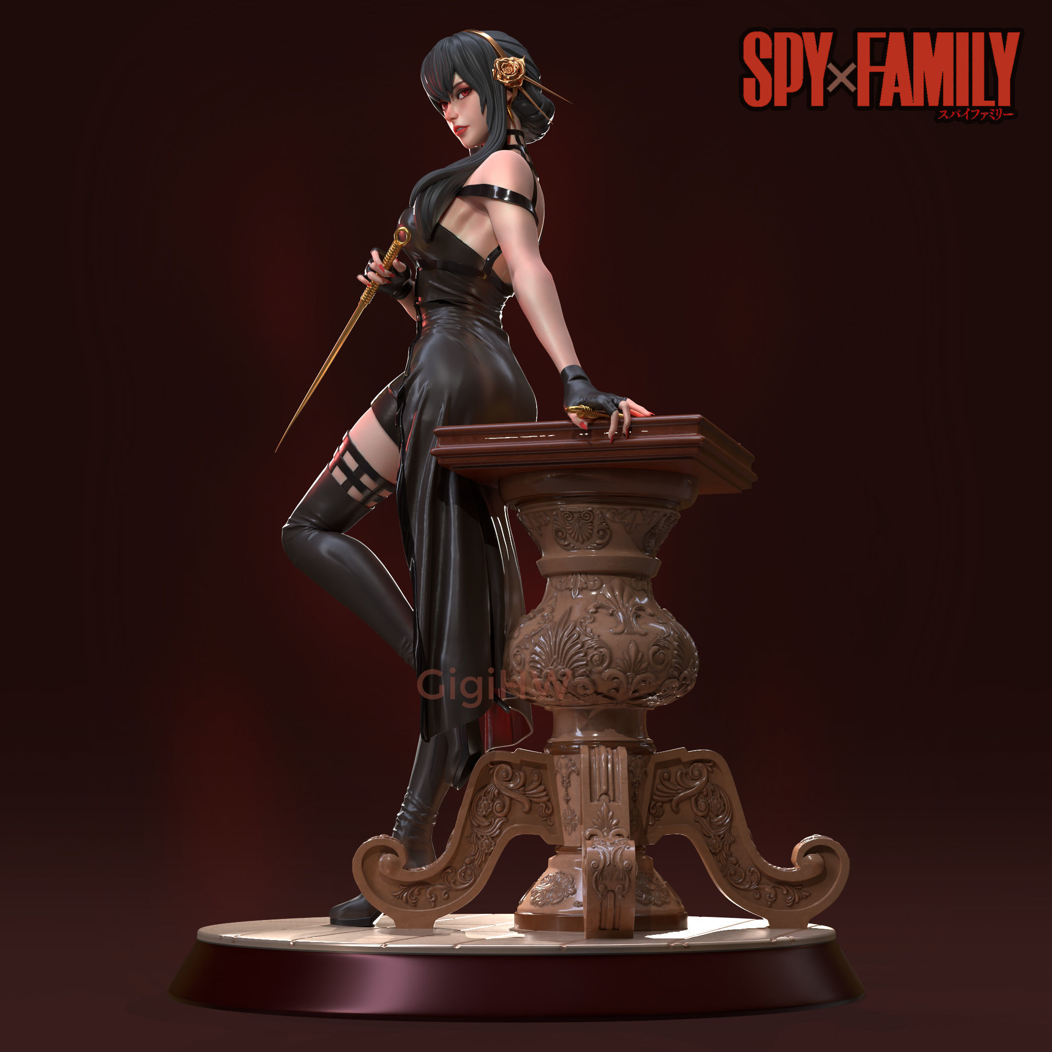 Yor Forger From SpyXFamily 3D model 3D printable | CGTrader