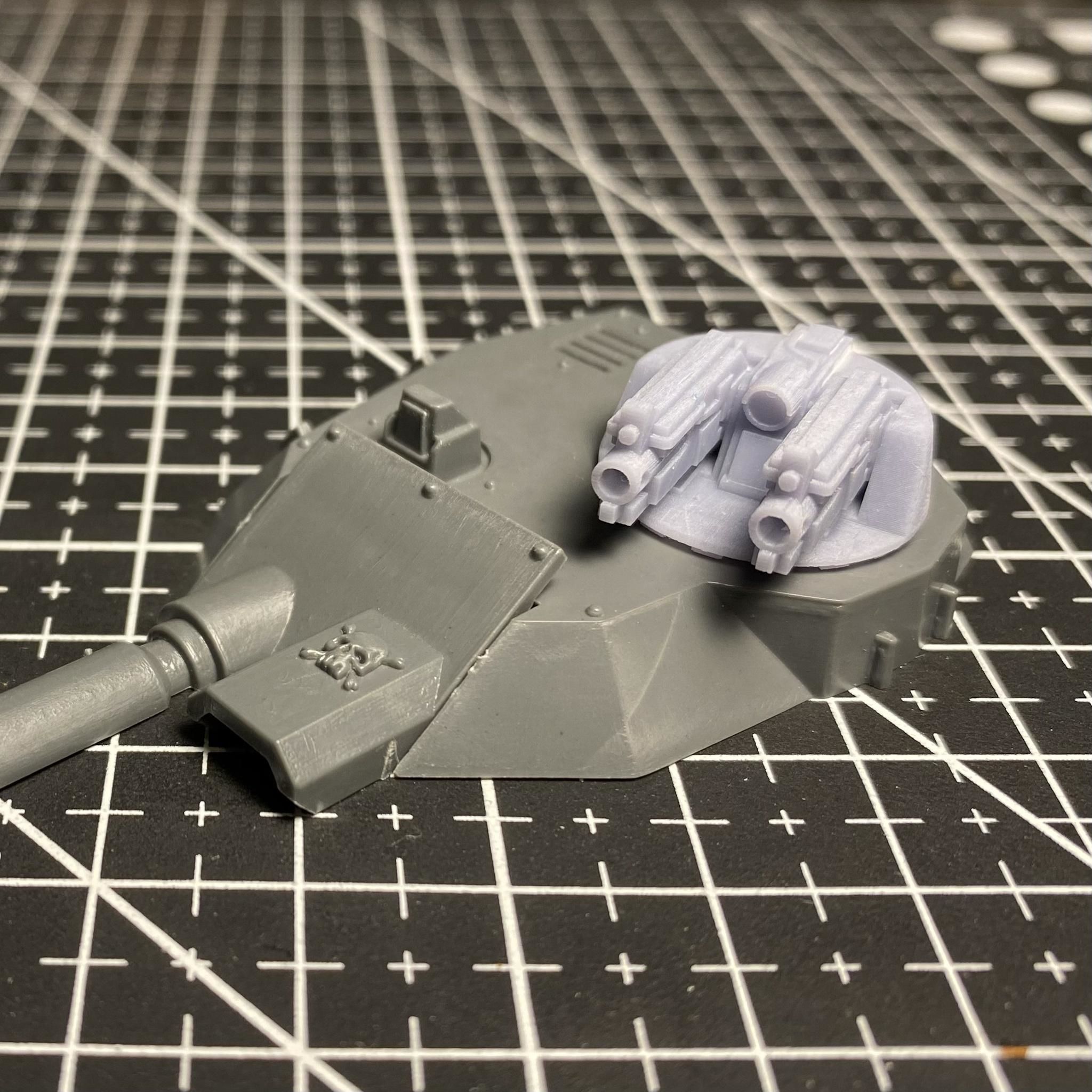 Heresy Transport Weapon Turrets 3D model 3D printable | CGTrader