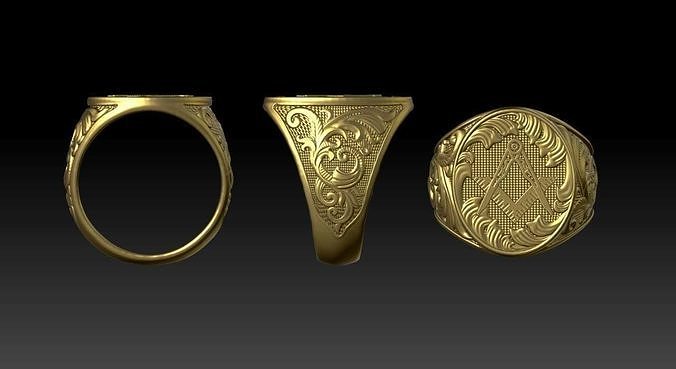 3D model zbrush ring VR / AR / low-poly | CGTrader