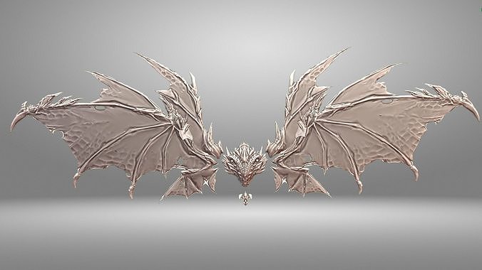 Dragon Wing 3D model 3D printable | CGTrader
