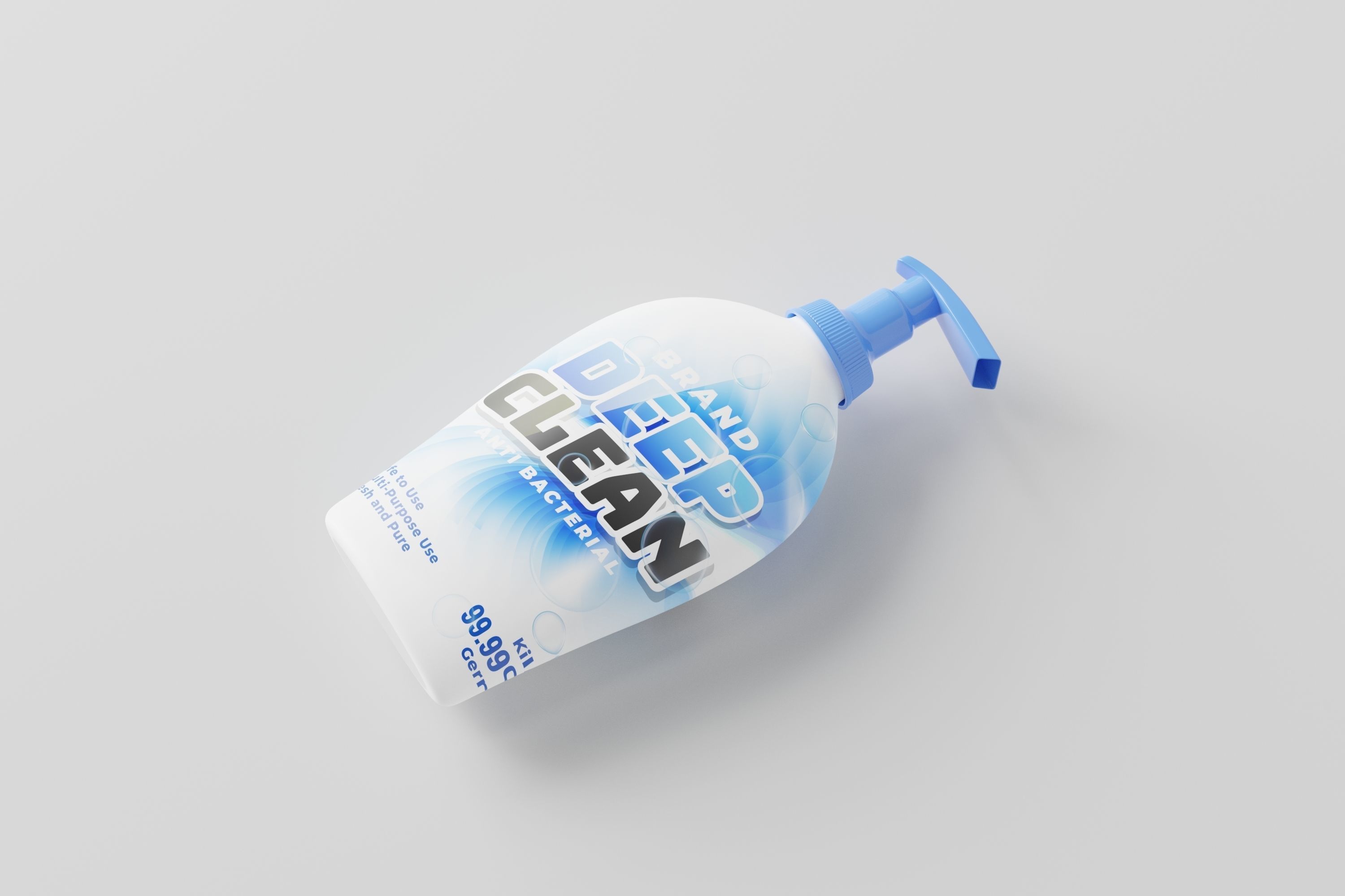 3D model Hand Wash Bottle Mockup VR / AR / low-poly | CGTrader
