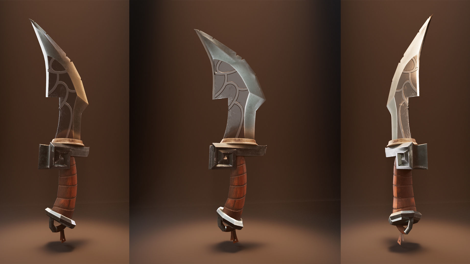 3D model Sword 3D Model - Game Ready Low Poly VR / AR / low-poly | CGTrader