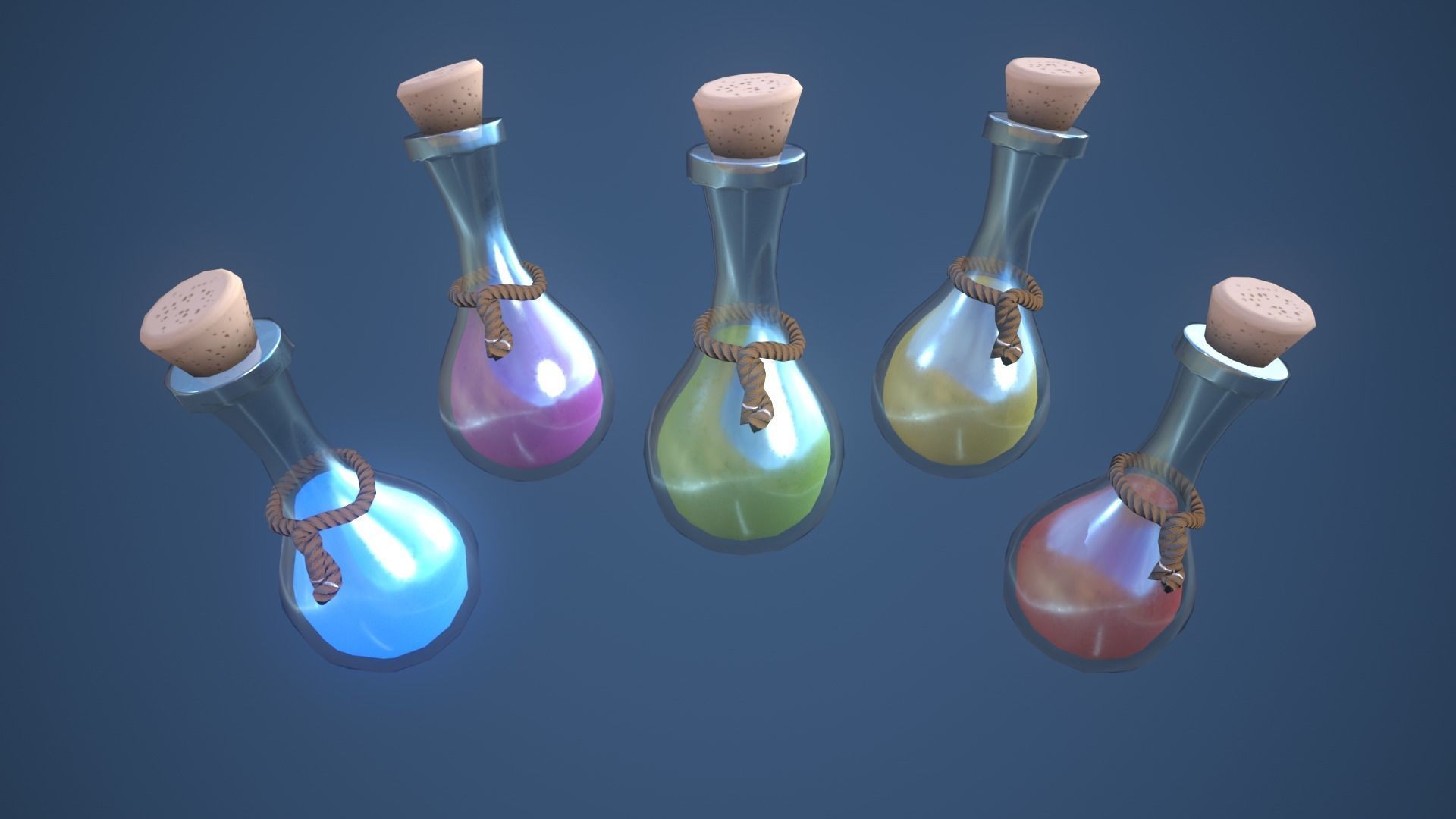3D model Stylized Alchemy Potion VR / AR / low-poly | CGTrader