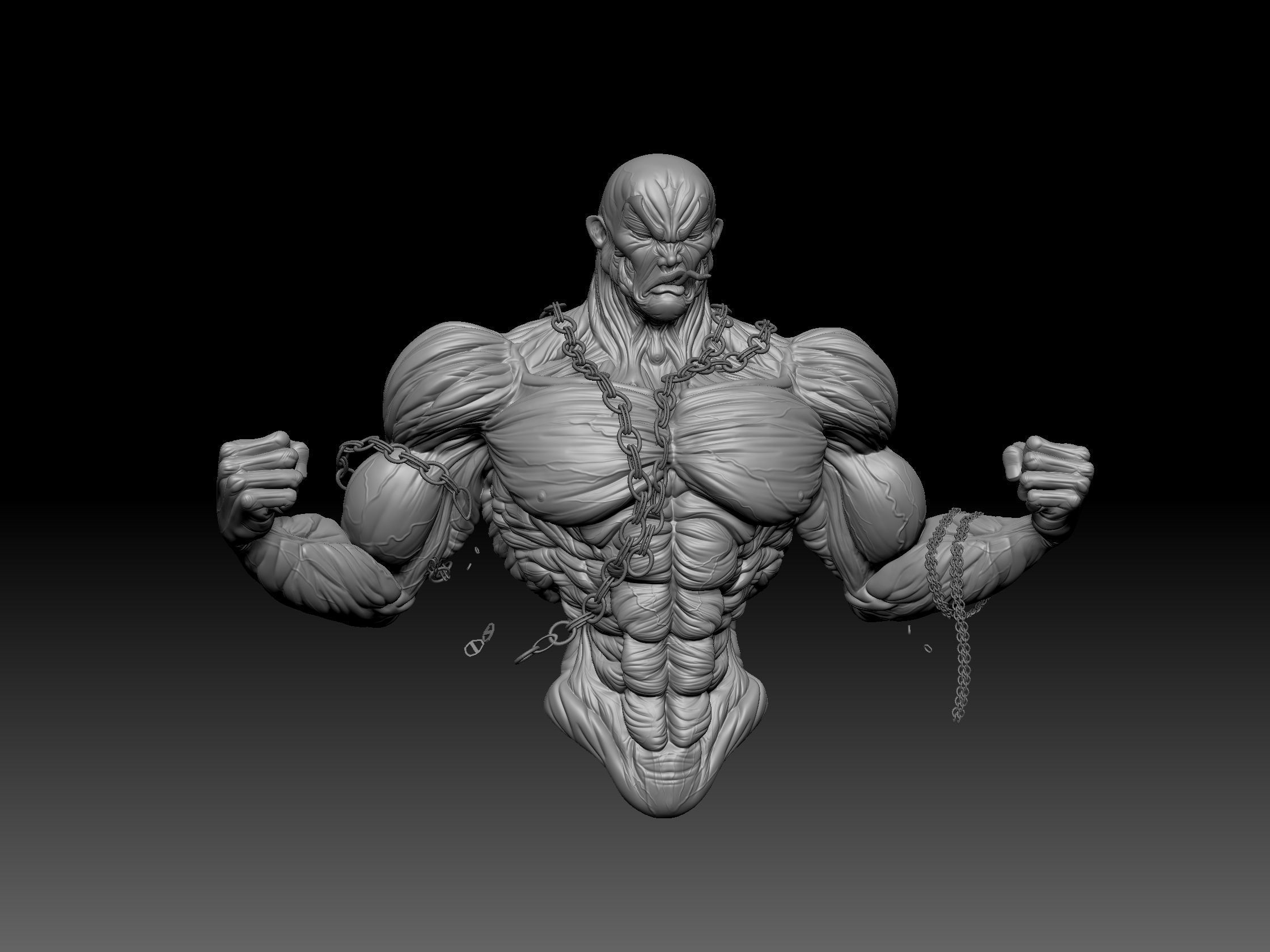 Charactere BAKI 3D model | CGTrader
