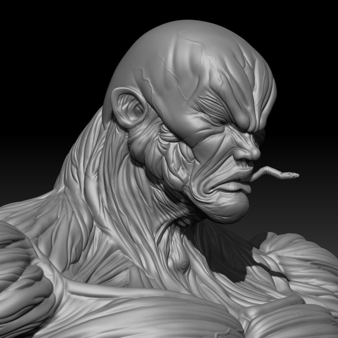 Charactere BAKI 3D model | CGTrader