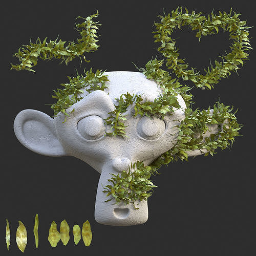 Procedural Geometry Nodes Array Algae on Curves 3D model | CGTrader Procedural Geometry Nodes Array Algae on Curves 3D model | CGTrader