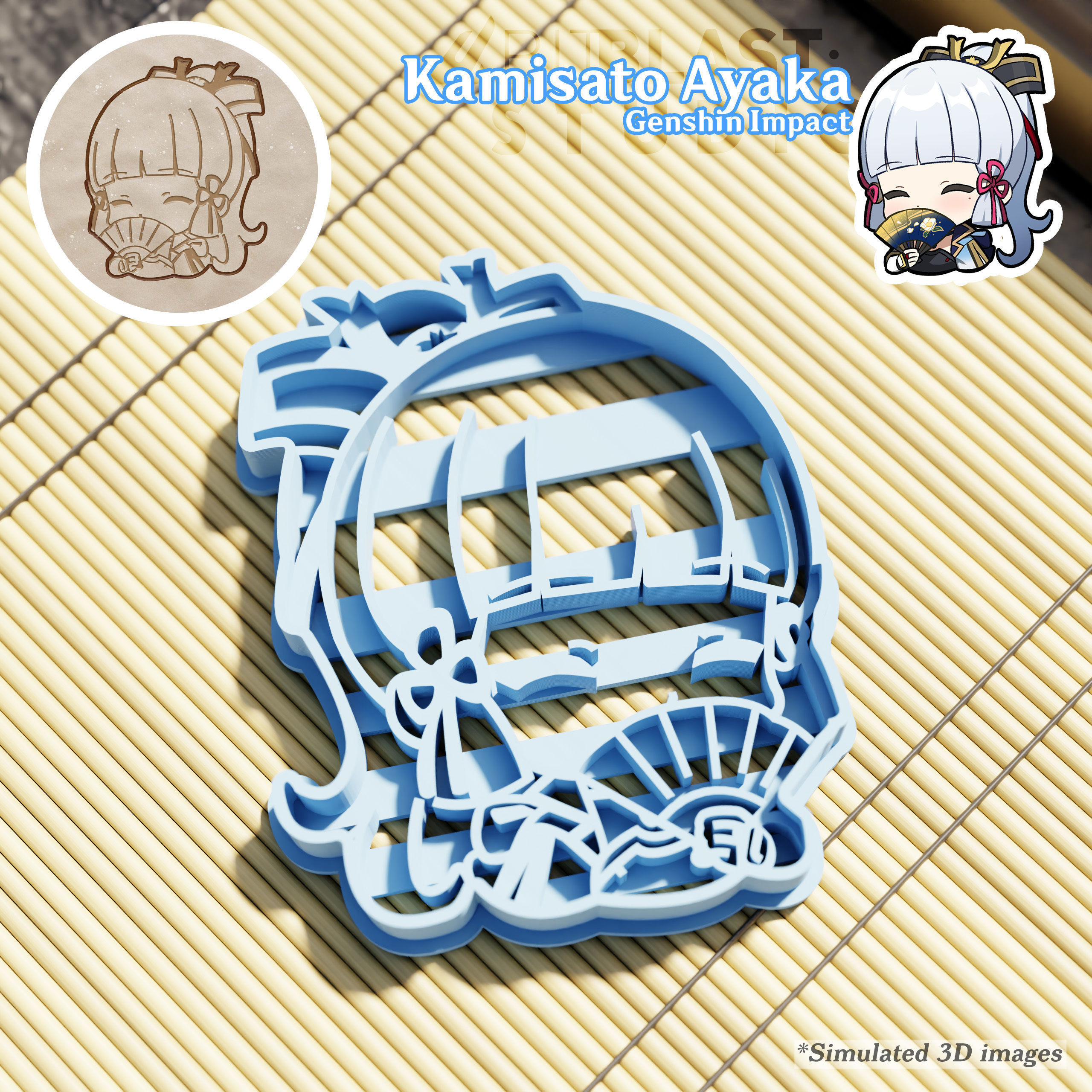 Genshin Impact Cookie Cutters Pack 3 3D model 3D printable | CGTrader