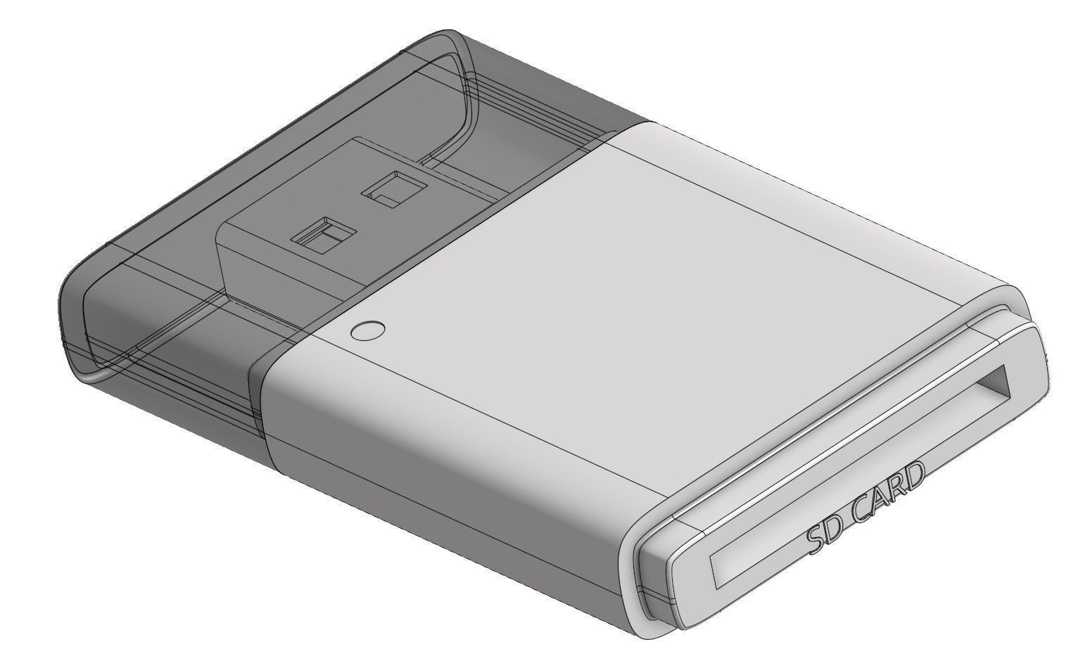 SD Card Reader 3D model | CGTrader