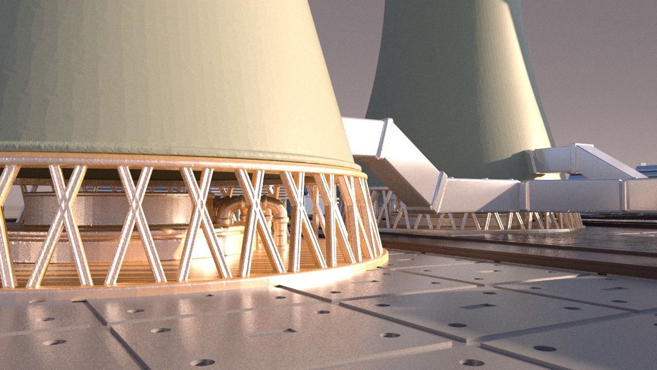 Power Plant for 3D print 3D model 3D printable | CGTrader