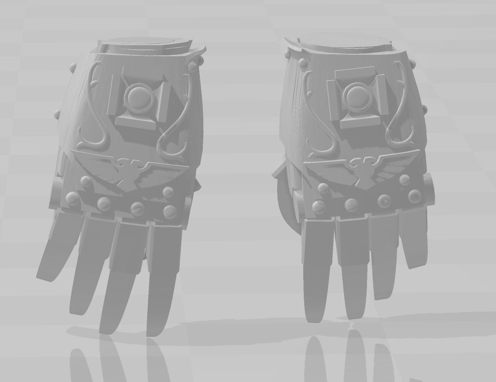 Custodes solarite talons 3D model | CGTrader