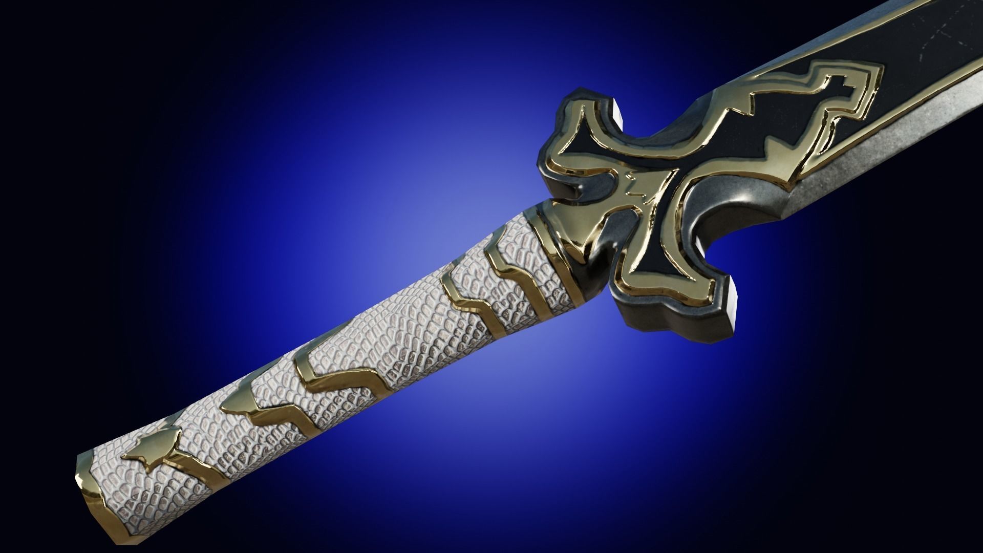 3D model Weapon fantasy anime longsword sword VR / AR / low-poly | CGTrader