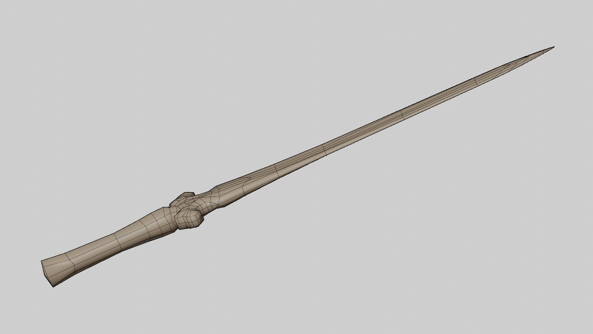 3D model Weapon fantasy anime longsword sword VR / AR / low-poly | CGTrader