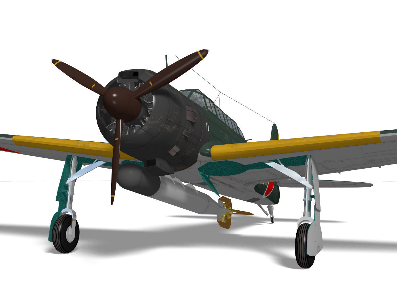 Nakajima B6N2 Tenzan Type12 3D model | CGTrader