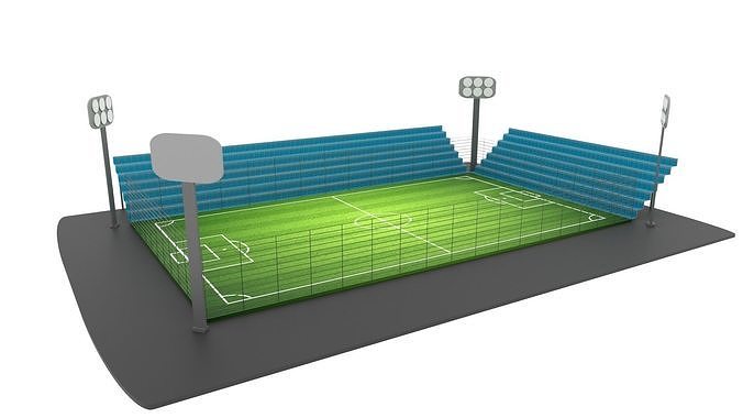 3D model Football Stadium VR / AR / low-poly | CGTrader