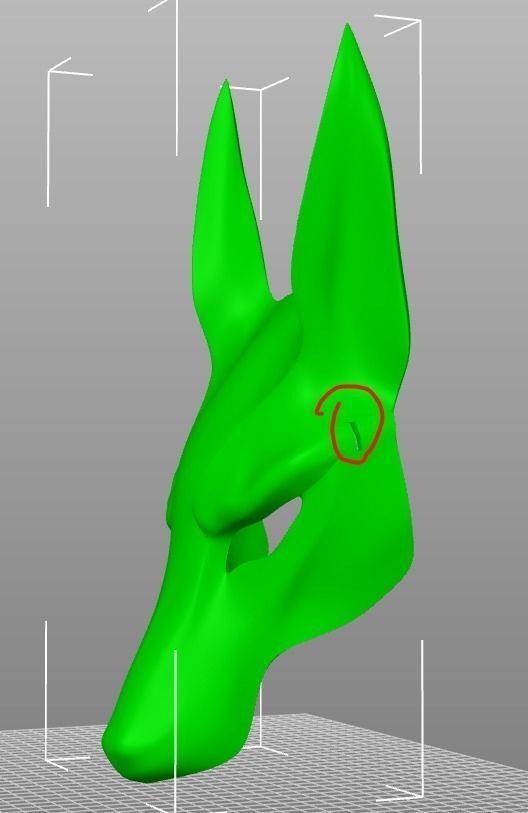 Anubis mask 3D model 3D printable | CGTrader