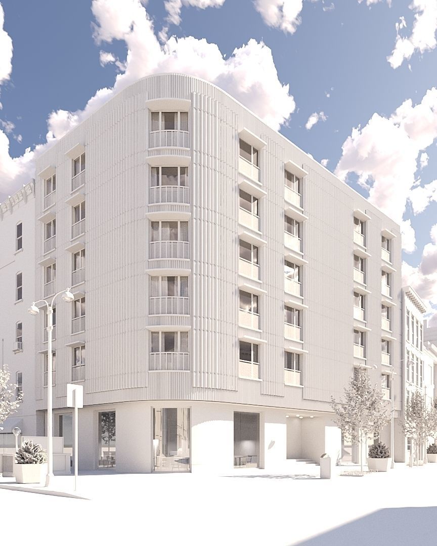 Office Building Exterior Scene 3D model 3D model | CGTrader