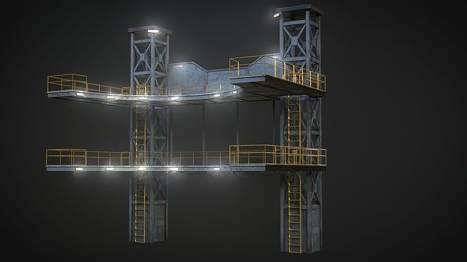 3D model Platform for Games VR / AR / low-poly | CGTrader