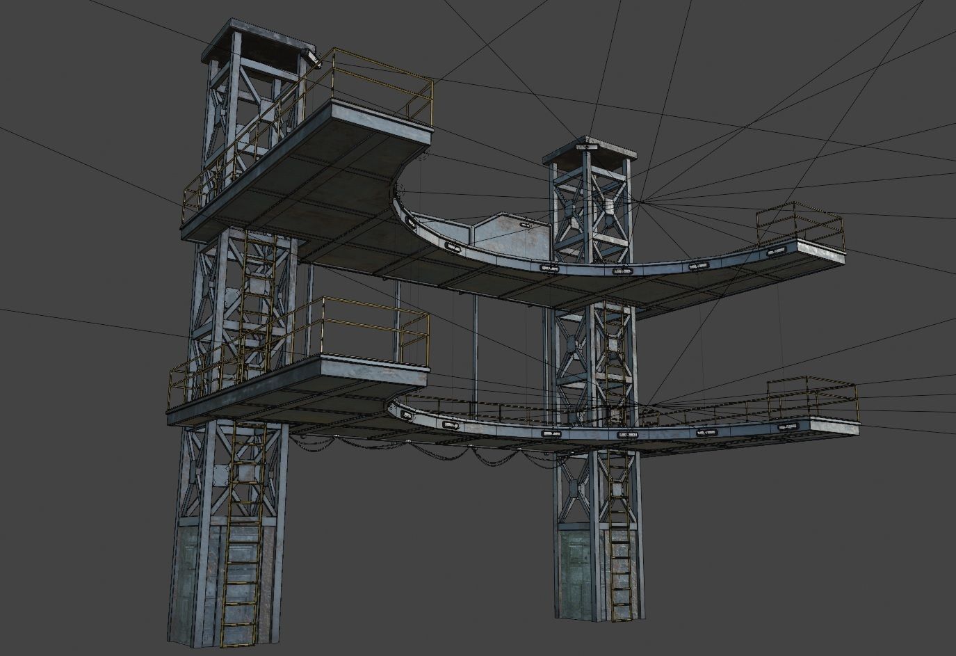 3D model Platform for Games VR / AR / low-poly | CGTrader