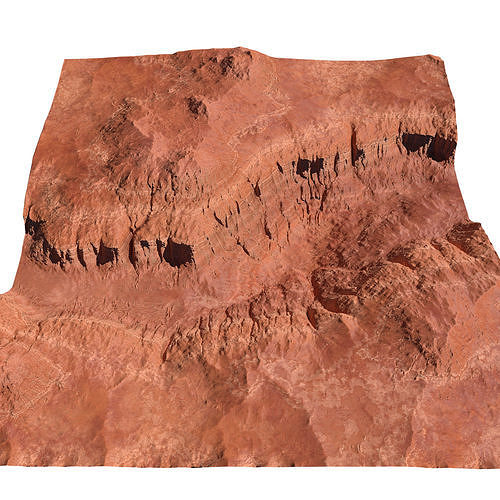 Canyon valley 3D model | CGTrader