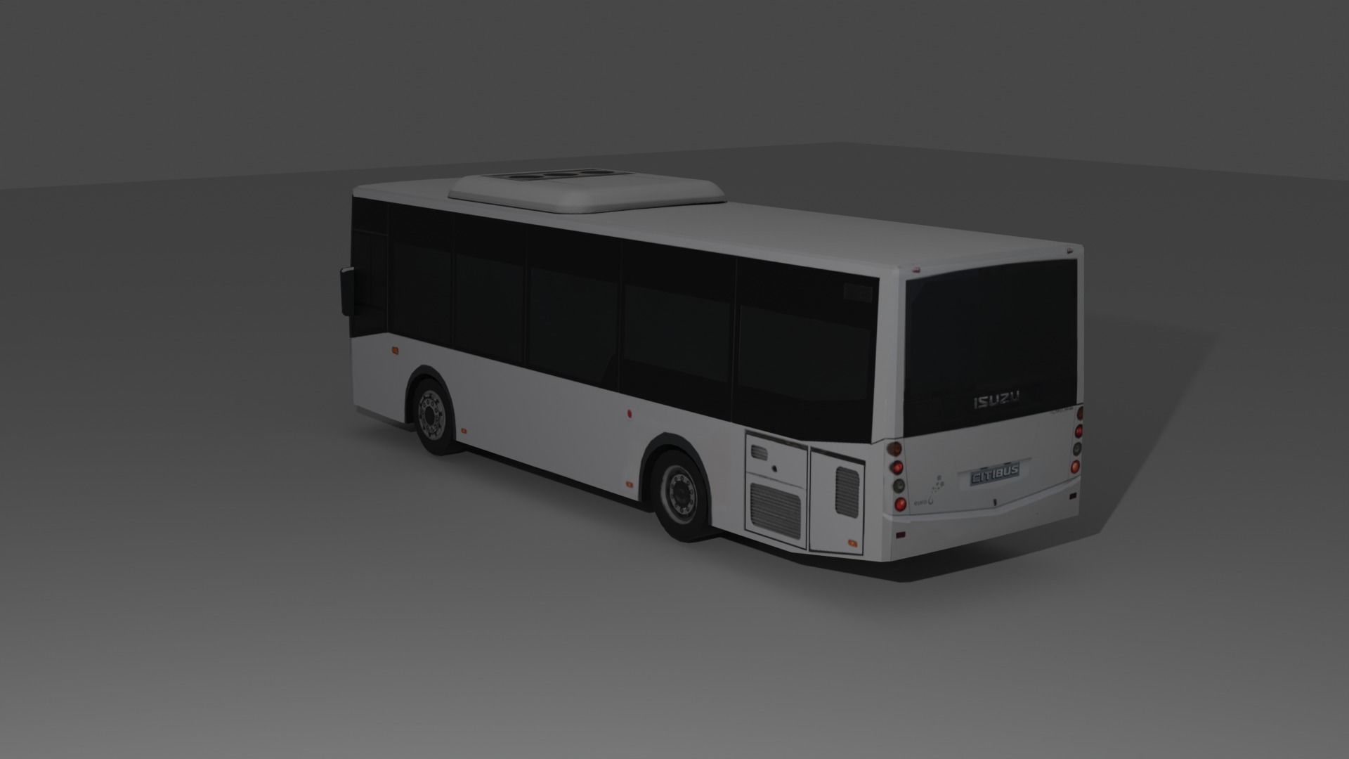 3D model Isuzu Citibus Low Poly Model VR / AR / low-poly | CGTrader