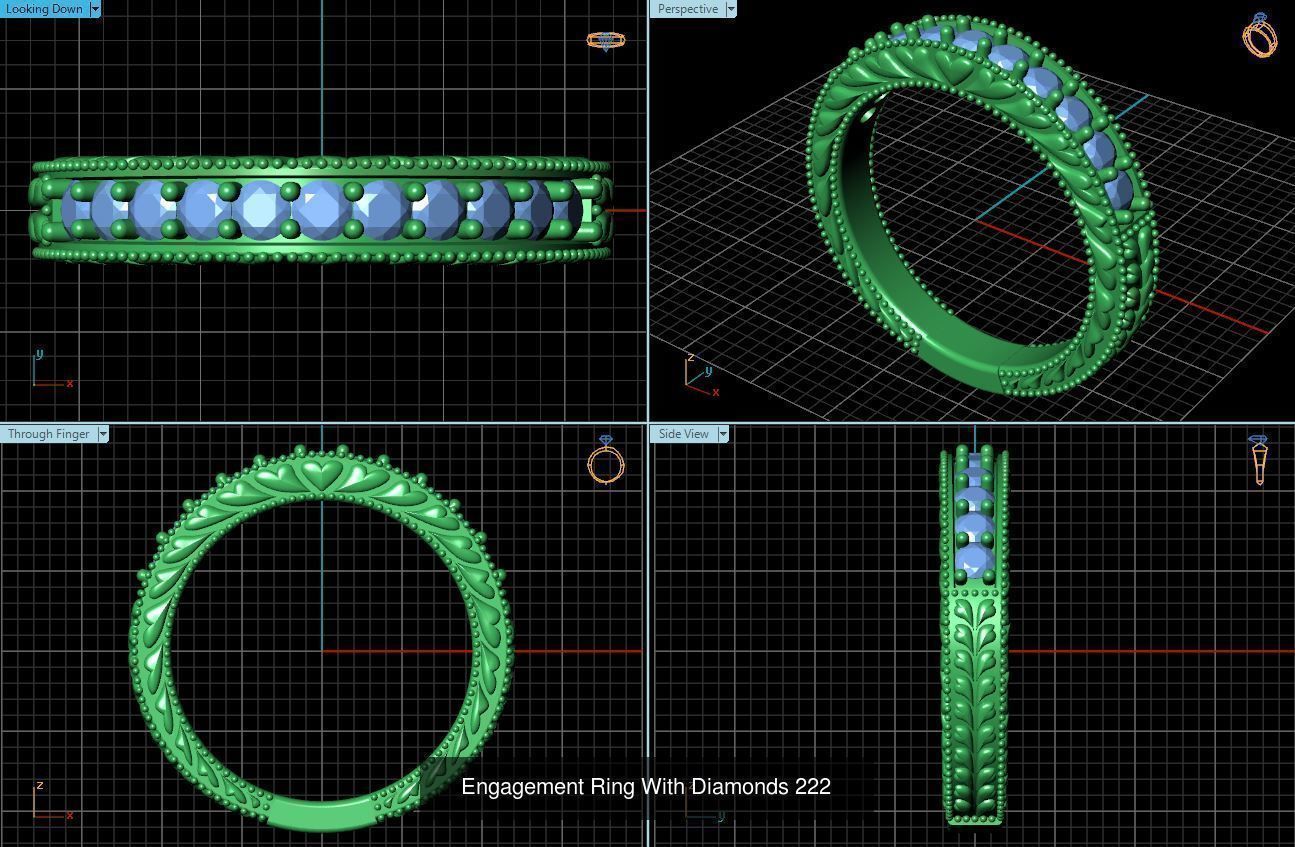 3DM 142 ETERNITY RING FILES 3D Model Collection | CGTrader