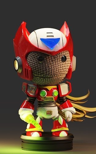 Zero from Megaman X 3D model 3D printable | CGTrader
