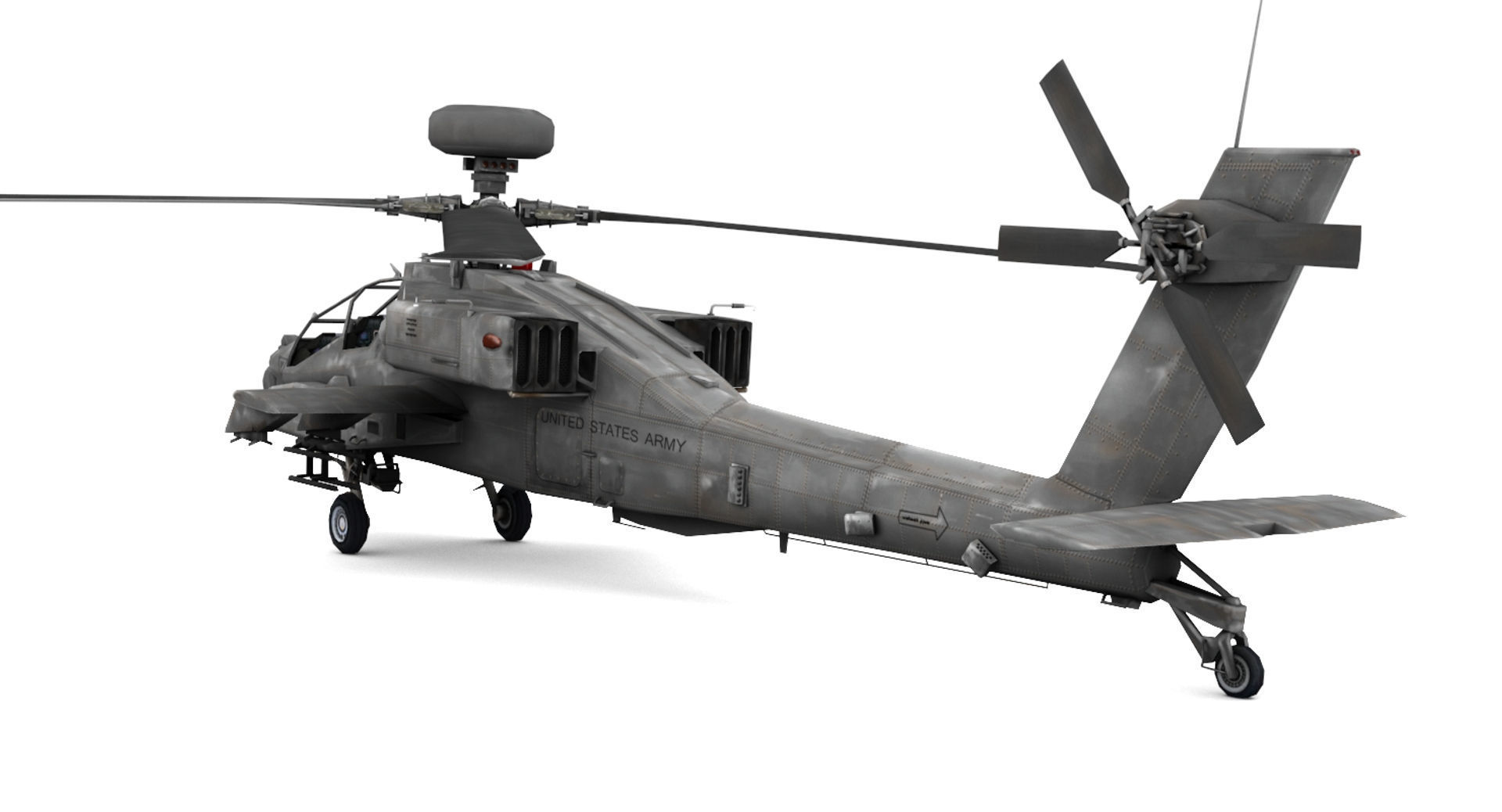 3D model Apache AH-64D Longbow VR / AR / low-poly | CGTrader
