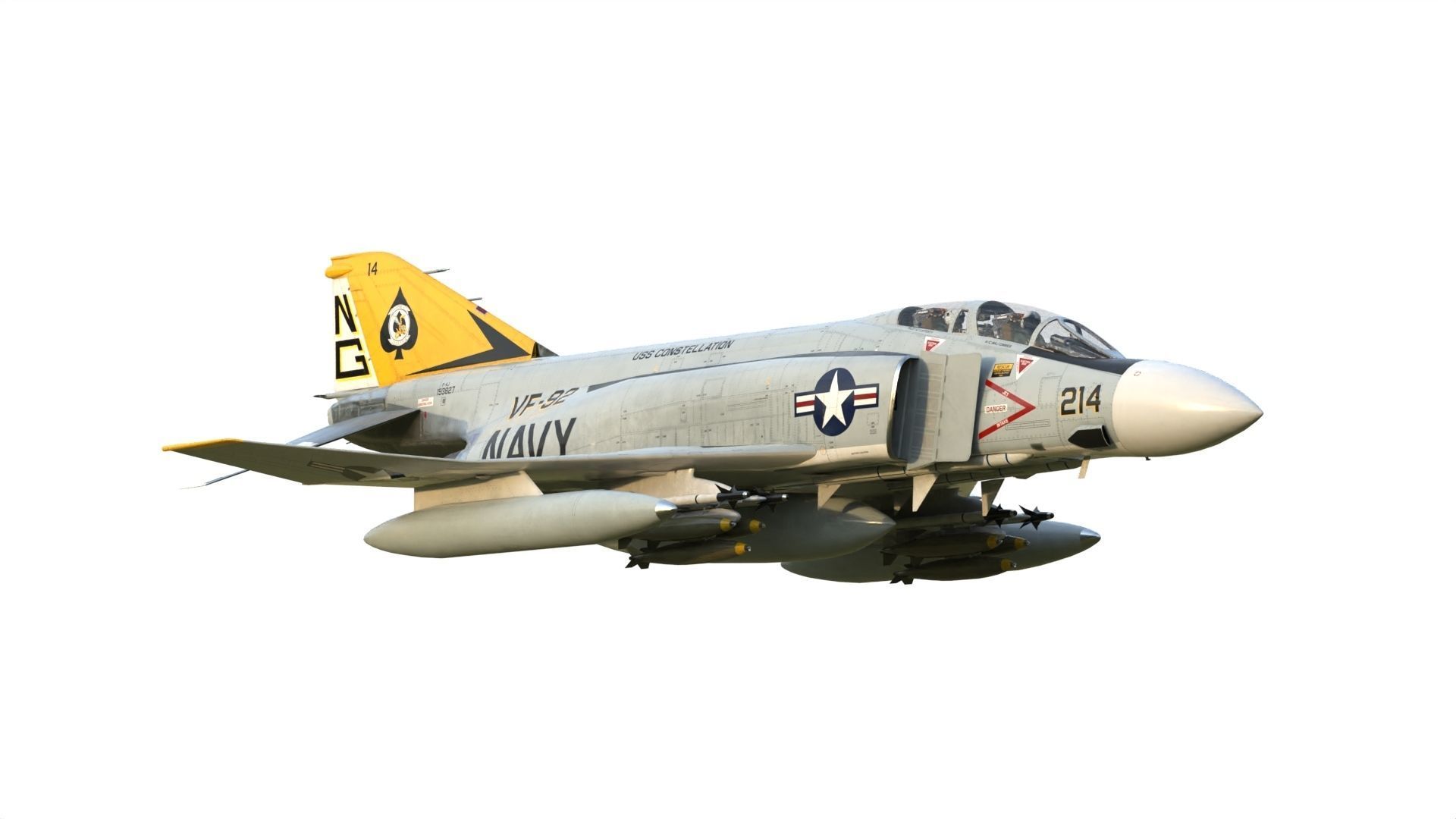 F-4 Phantom II 3D model | CGTrader