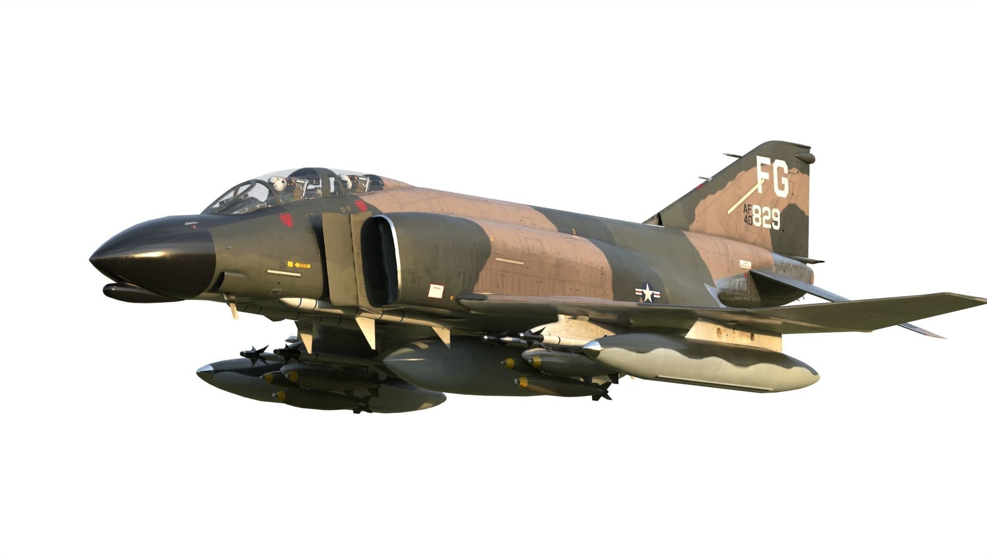 F-4 Phantom II 3D model | CGTrader