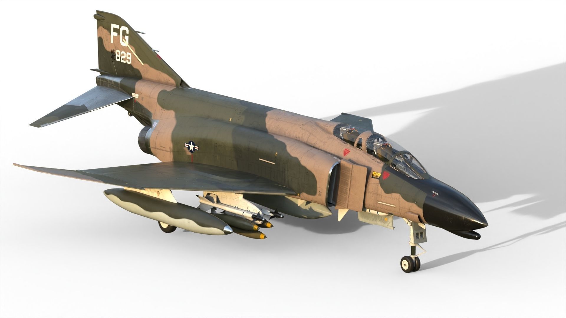 F-4 Phantom II 3D model | CGTrader