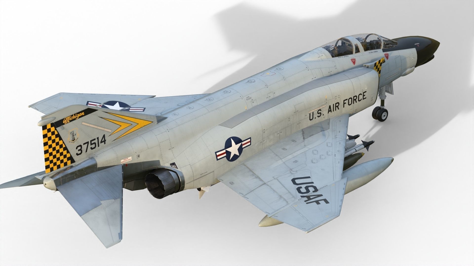 F-4 Phantom II 3D model | CGTrader