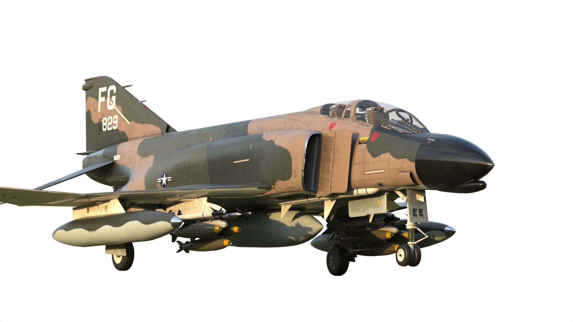 F-4 Phantom II 3D model | CGTrader