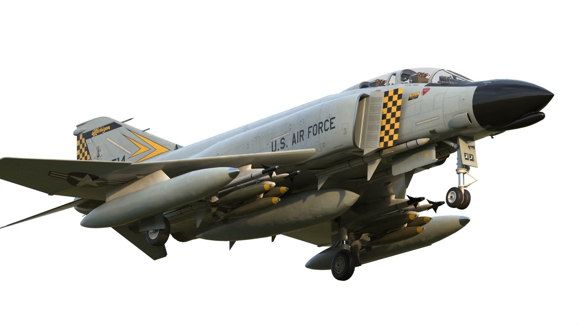F-4 Phantom II 3D model | CGTrader