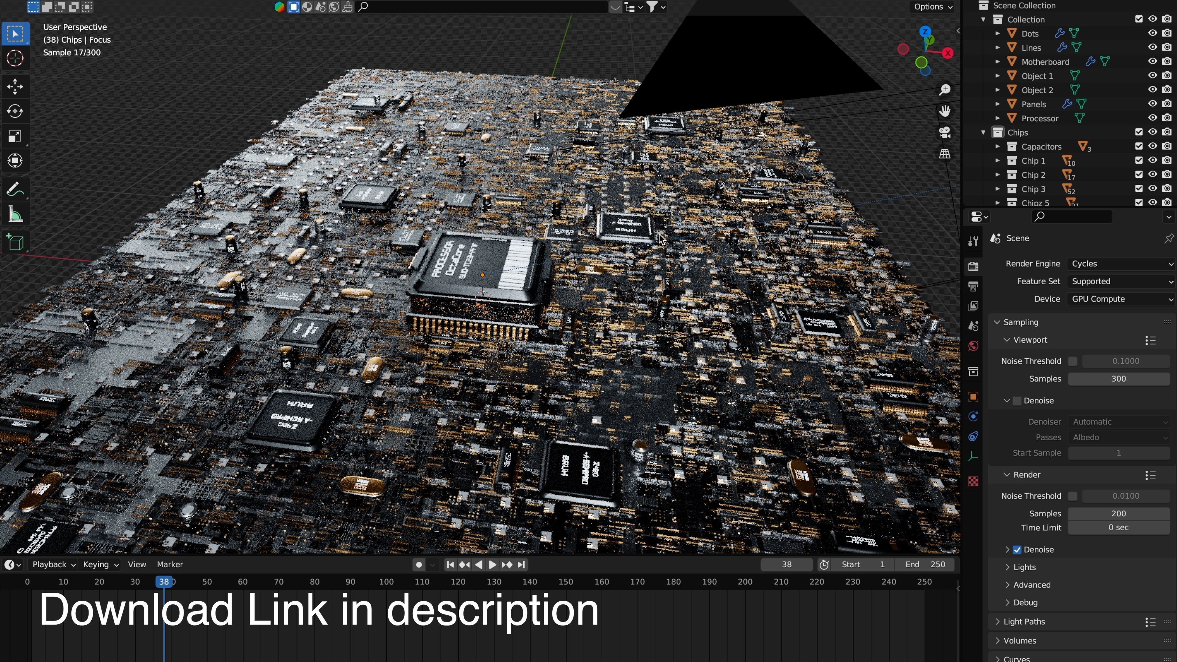 Motherboard 3d model HighPoly 3D model | CGTrader