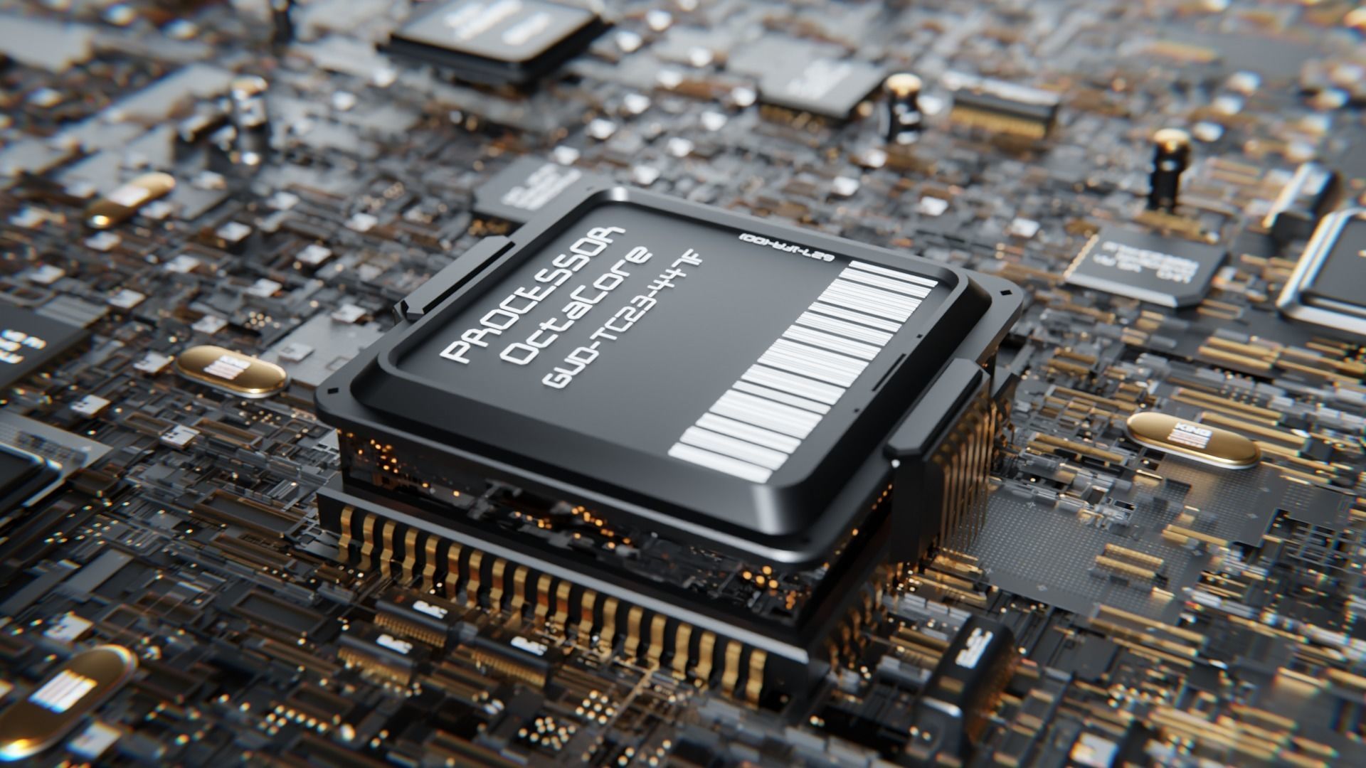 Motherboard 3d model HighPoly 3D model | CGTrader